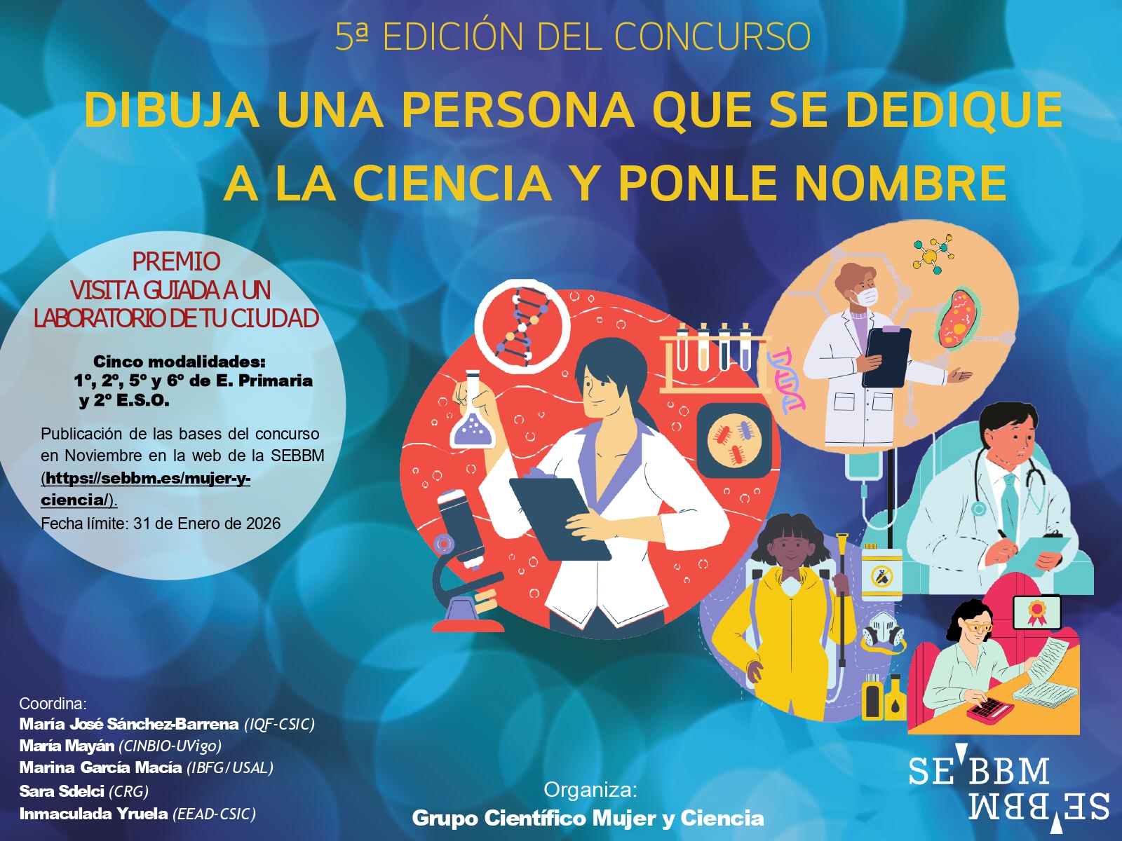 5ª convocatoria del Concurso «Dibuja una persona que se dedique a la ...